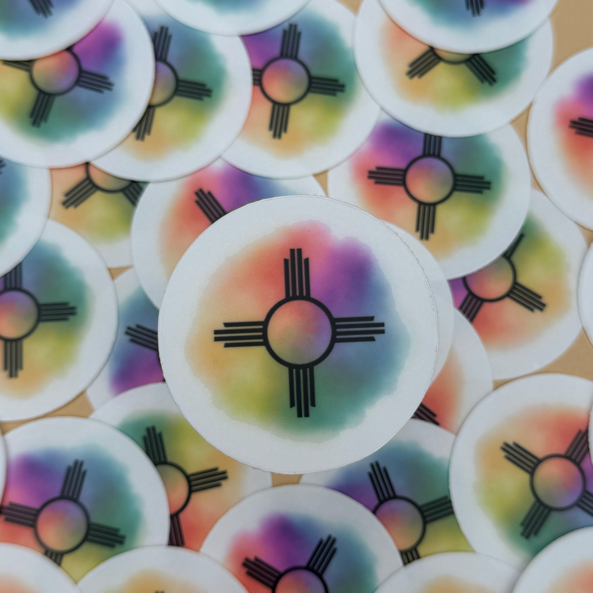 Colorful Two Spirit Indigenous - 2S Round Sticker – No Assumptions